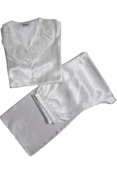 Barına 4 Lü Saten Gecelik Takım