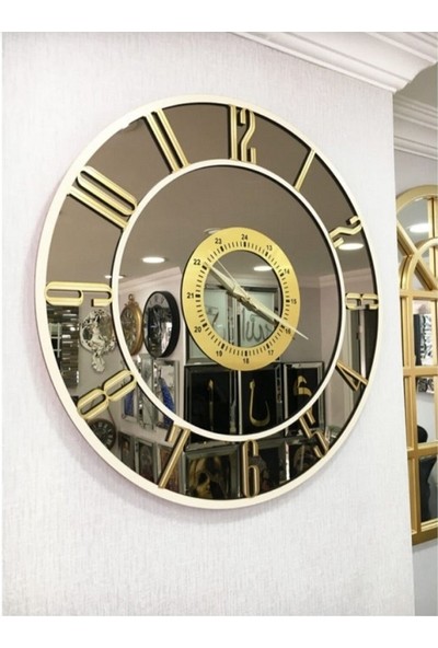 Harika Crown Özel Seri Aynalı Duvar Saati