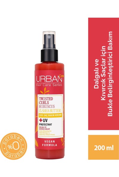 EKS Ticaret Urban Care Sıvı Saç Kremi Twisted Curls Hibiscus & Shea Butter 200 ml EKS Ticaret Urban Care Sıvı Saç Kremi Twisted Curls Hibiscus & Shea Butter 200 ml