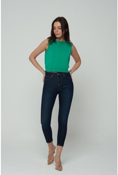 Opc Fashıon Kadın Yüksek Bel Skinny Fit Jean Pantolon