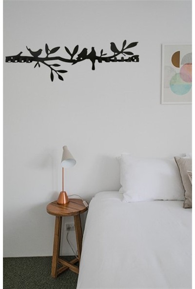 Risingmaber Dekoratif Kuş&ağaç Desenli Elbise Askılığı.