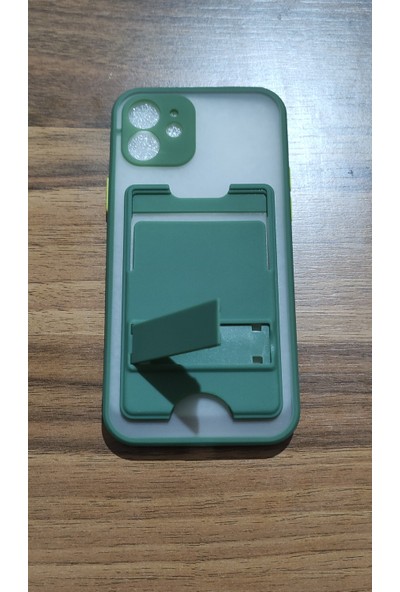 Mtl IPHONE 12 Standlı Kartlıklı Kılıf