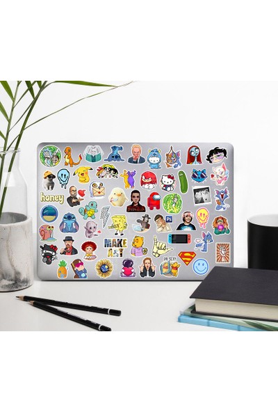 HD Sticker Bullet Journal - Ajanda - Planner - Laptop Sticker Seti Mini 57 Adet P2 HD Sticker Bullet Journal - Ajanda - Planner - Laptop Sticker Seti Mini 57 Adet P2