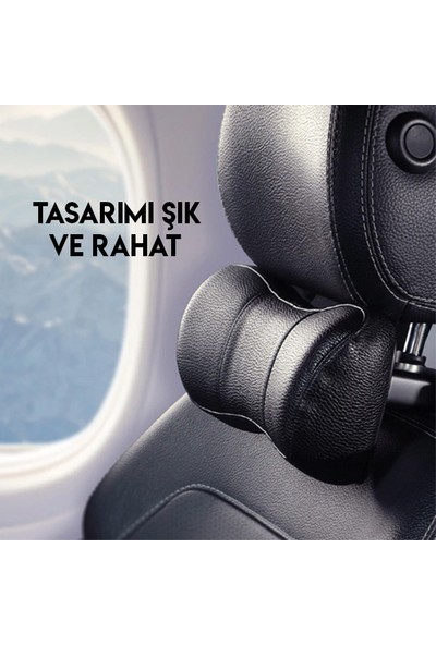Baseus First Class Car Headrest Araç Koltuk Deri Boyun Yastık Baseus First Class Car Headrest Araç Koltuk Deri Boyun Yastık