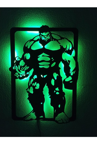 Alda Hulk LED Işıklı Duvar Tablosu Alda Hulk LED Işıklı Duvar Tablosu