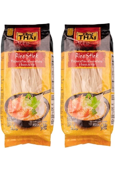 Real Thai Rice Stick 375 gr 3 mm 2 Adet Real Thai Rice Stick 375 gr 3 mm 2 Adet