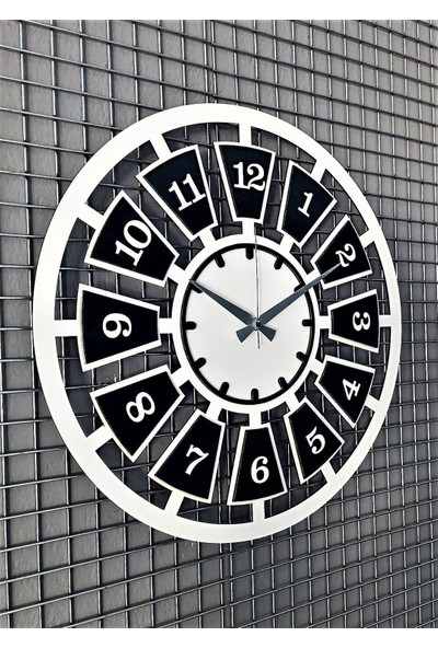 Kuzata Duvar Saati, Dekoratif Ahşap Duvar Saati 50 cm Kuzata Duvar Saati, Dekoratif Ahşap Duvar Saati 50 cm
