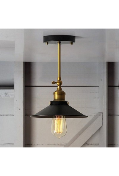 Riolight Retroeskitme Mafsallı Hareketli Başlık Plofonyer Avize Şapka ÇAPI:22CM Riolight Retroeskitme Mafsallı Hareketli Başlık Plofonyer Avize Şapka ÇAPI:22CM