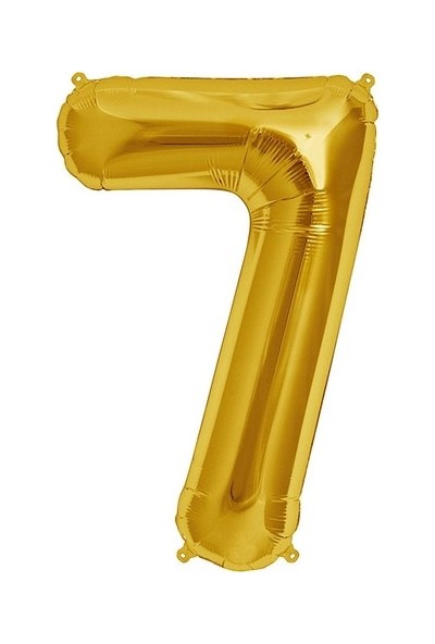 Hosell Şekilli Supershape Gold Rakam Folyo Balon 7 Numara Hosell Şekilli Supershape Gold Rakam Folyo Balon 7 Numara