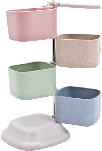 Bunblic Döner Raf ve Kavanozlar Set Mutfak Depolama 4 Renk (Yurt Dışından) Bunblic Döner Raf ve Kavanozlar Set Mutfak Depolama 4 Renk (Yurt Dışından)