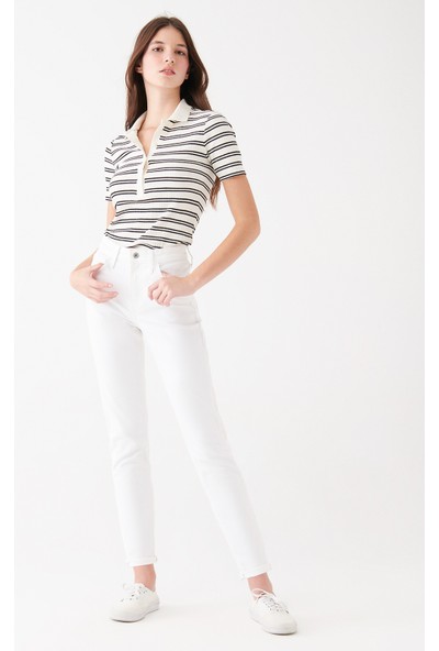 Mavi Cindy Beyaz Jean Pantolon Mavi Cindy Beyaz Jean Pantolon