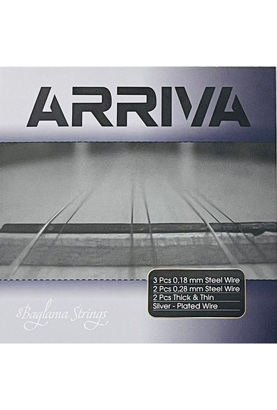 Arriva 0,18 Kısa Sap Profesyonel Bağlama Teli Takımı