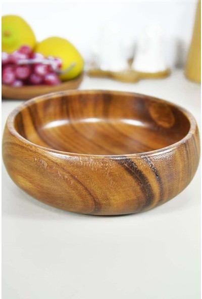 Gülruli Akasya Yuvarlak Kase Stock