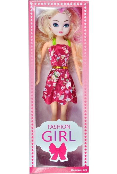 Pars Fashion Girl Bebek Kutulu Elbiseli Pars Fashion Girl Bebek Kutulu Elbiseli