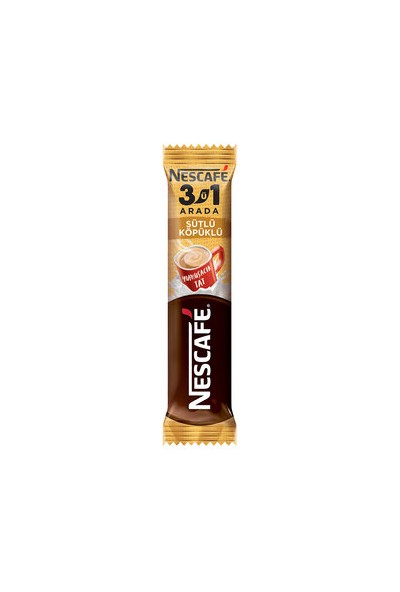 Nescafe 3'ü 1 Arada Sütlü Köpüklü 17.4 gr