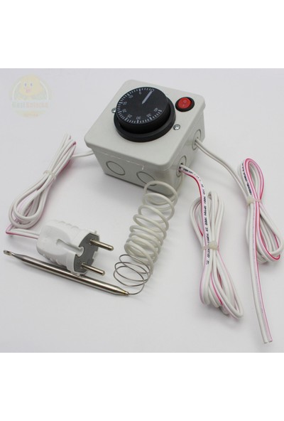 Termostat Isıtma Kontrollü Düğme Ile Yanan Lamba Çıkışlı Hayvan Kümes Kulübe Isıtma Ana Kucağı Termostat Isıtma Kontrollü Düğme Ile Yanan Lamba Çıkışlı Hayvan Kümes Kulübe Isıtma Ana Kucağı