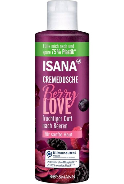 Isana EKS Ticaret Isana Duş Jeli Berry Love Şişe 300 ml
