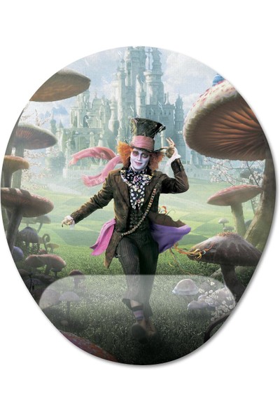 Pixxa Alice In Wonderland Bilek Destekli Mousepad Model Pixxa Alice In Wonderland Bilek Destekli Mousepad Model