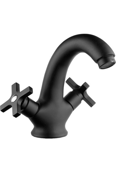 Fkn Çapa Köşegen Kartal Siyah Lavabo Bataryası Fkn Çapa Köşegen Kartal Siyah Lavabo Bataryası