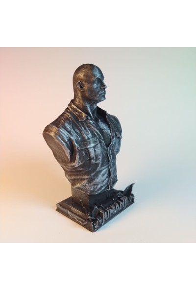 Jumanji Dwayne Johnson Büst 10 cm / Harry Potter Plastik Üretim Karakter Jumanji Dwayne Johnson Büst 10 cm / Harry Potter Plastik Üretim Karakter