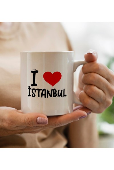 Bk Gift I Love Şehir Serisi Beyaz Kupa Bardak Bk Gift I Love Şehir Serisi Beyaz Kupa Bardak