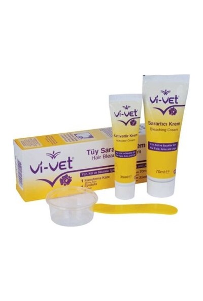 Vi-Vet Tüy Sarartıcı Krem 70 ml + 35 ml