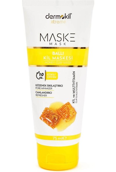 Dermokil Tüp Kil Maskesi Ballı Sıkılaştırıcı 75 ml