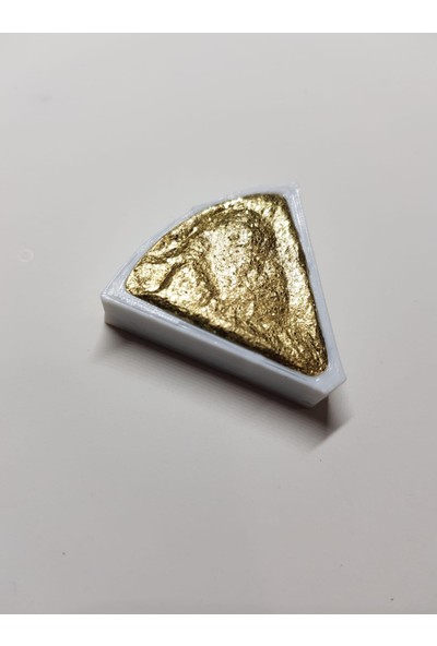 Eslem El Yapımı Vegan Taş Suluboya Altın Glıtter Renk