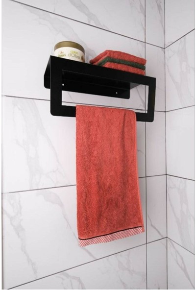 Risingmaber Siyah Havlu Tutacağı Raf Metal Havlu Askısı Mutfak Banyo Raflı Havluluk Metal Raflı Havluluk Risingmaber Siyah Havlu Tutacağı Raf Metal Havlu Askısı Mutfak Banyo Raflı Havluluk Metal Raflı Havluluk