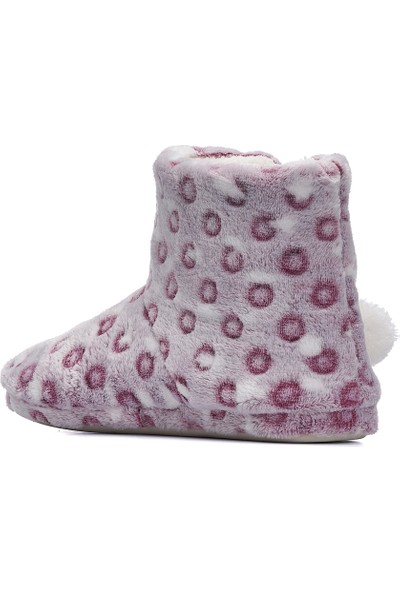 Wordex Rd EB327 Yeni Puanlı Kadın Panduf Ev Botu Ev Ayakkabısı