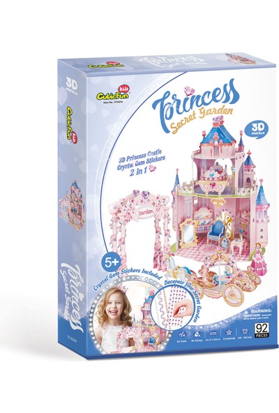 Cubic Fun Prenses Gizli Bahçe Şatosu 3D Puzzle Cubic Fun Prenses Gizli Bahçe Şatosu 3D Puzzle