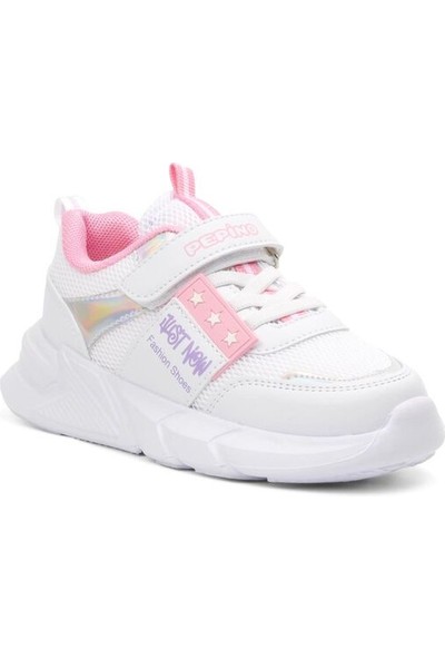 Pepino Beyaz-Pembe Cırt Cırtlı Kız Çocuk Spor Ayakkabı Pepino Beyaz-Pembe Cırt Cırtlı Kız Çocuk Spor Ayakkabı