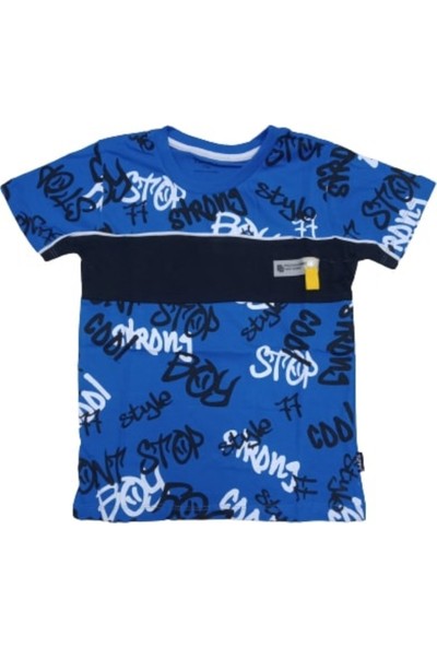 Tuffy Erkek Çocuk Grafitti Yazı Desenli Tişört