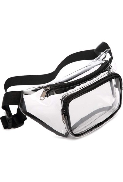 Zhenweixin Store Şeffaf Siyah Fanny Paketi Su Geçirmez Sevimli Bel Çantası (Yurt Dışından) Zhenweixin Store Şeffaf Siyah Fanny Paketi Su Geçirmez Sevimli Bel Çantası (Yurt Dışından)