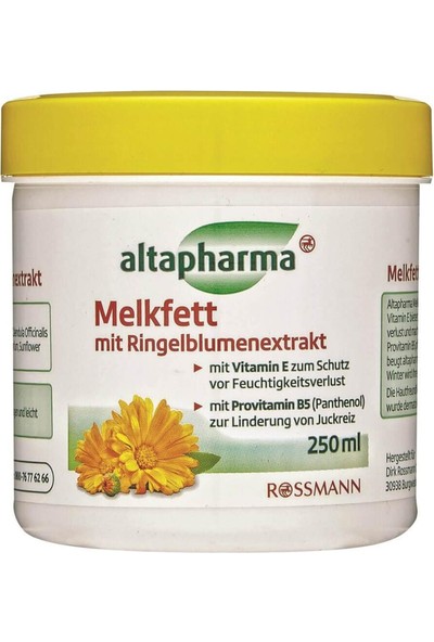 Altapharma Yoğun Bakım Kremi Aynısefa Çiçeği Özlü 250 ml