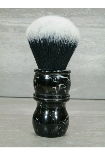Yaqi Brush Yaqi Kara Mermer Tuxedo Sentetik Tıraş Fırçası, Geleneksel Tıraş