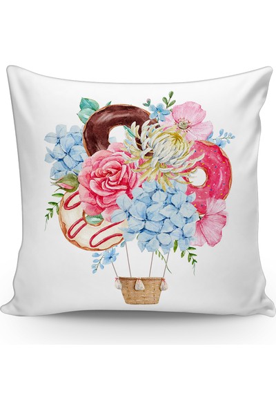 Mia Stile Çiçekli Tasarım Dijital Baskılı Dekoratif Yastık Kırlent Kılıfı 43X43 cm -514 Mia Stile Çiçekli Tasarım Dijital Baskılı Dekoratif Yastık Kırlent Kılıfı 43X43 cm -514