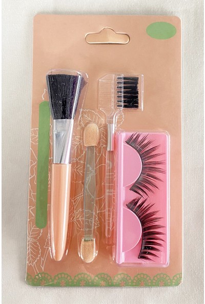 Kozmomark Takma Kirpik ve Fırça Seti Kozmomark Takma Kirpik ve Fırça Seti