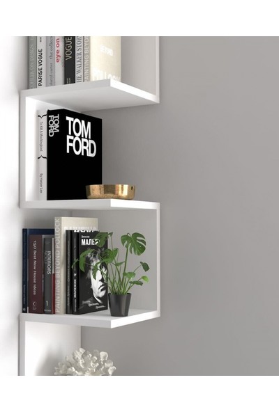Köşe Duvar Rafı