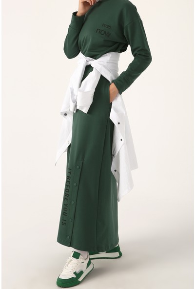 ALLDAY Baskılı Etekli Takım