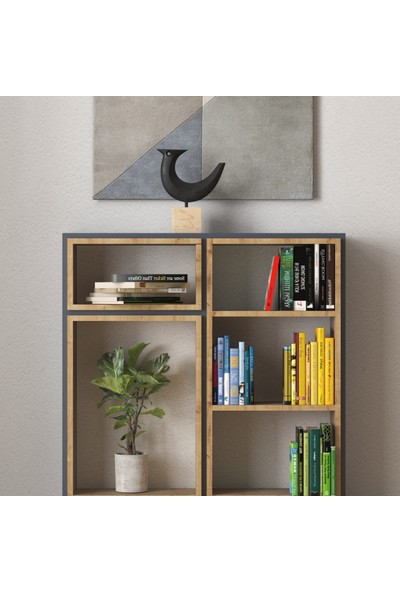 Modern Meşe Kitaplık