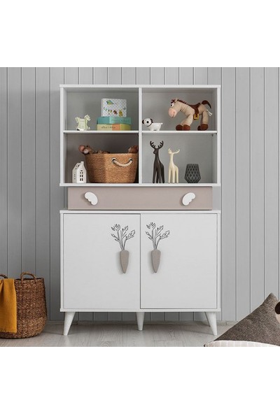 Rengarenk Bunny Baby Kitaplık