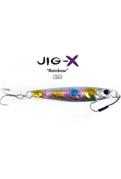 Fujin Jig-X 20GR Light Jigging - Jig Yem Raınbow Fujin Jig-X 20GR Light Jigging - Jig Yem Raınbow