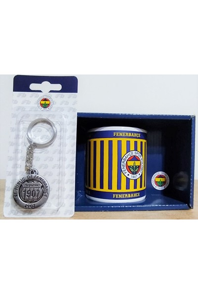 Kübra Sanat Fenerbahçe Kupa ve Anahtarlık Hediye Seti_9
