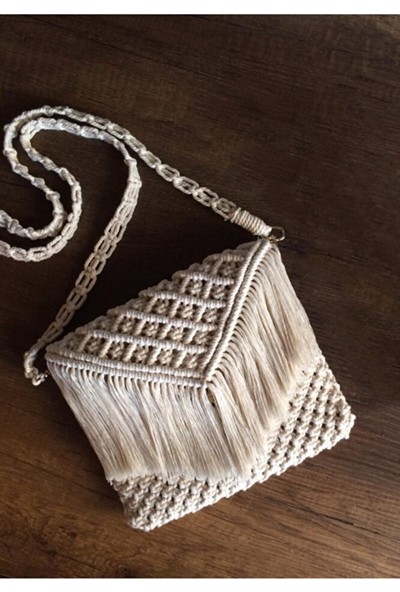 Makrome El Örgüsü Çanta