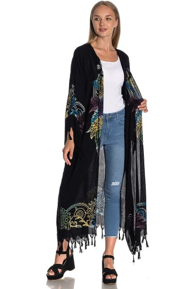 Zehhar Geleneksel El Baskısı Kimono Zehhar Geleneksel El Baskısı Kimono