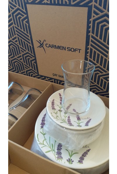 Carmen Soft 18 Parça Lavanta Pasta Takımı Carmen Soft 18 Parça Lavanta Pasta Takımı