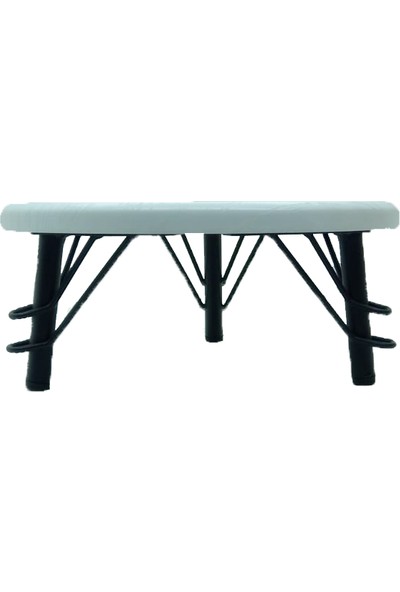 LanHome Mini Tabure/düzenleyici (Beyaz-Siyah)