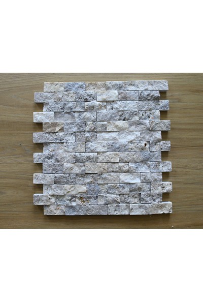 Saçan Mermer 23X48MM Patlatma Taş (Mermer, Traverten) Duvar Kaplama 1 Paket (6 File) Saçan Mermer 23X48MM Patlatma Taş (Mermer, Traverten) Duvar Kaplama 1 Paket (6 File)