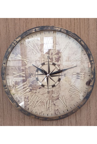 Krd Home Duvar Saati Pusula Krd Home Duvar Saati Pusula